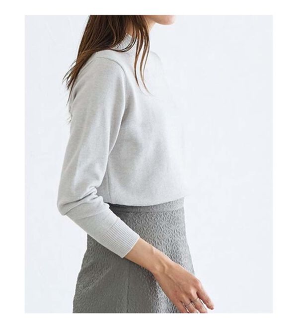 【M－3L】プレミアムカシミヤタッチハイネックニット - ベルーナ【公式】