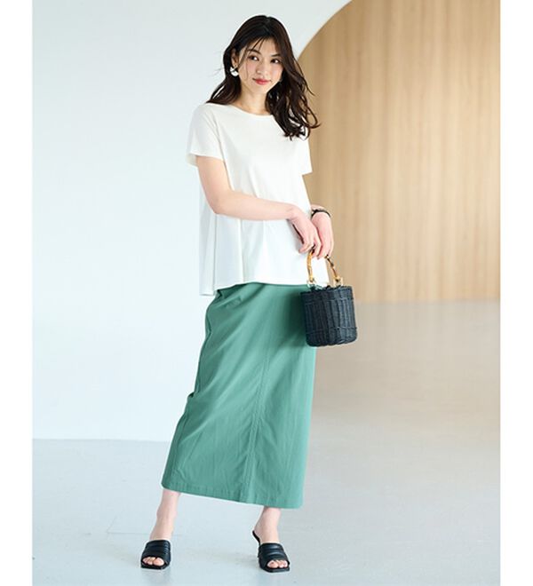 〈グラフェン〉ハイスペックストレッチナロースカート - ベルーナ【公式】