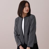 ＜BELLUNA FORMAL＞ポケット付ツイード調ジャケット - ベルーナ【公式】