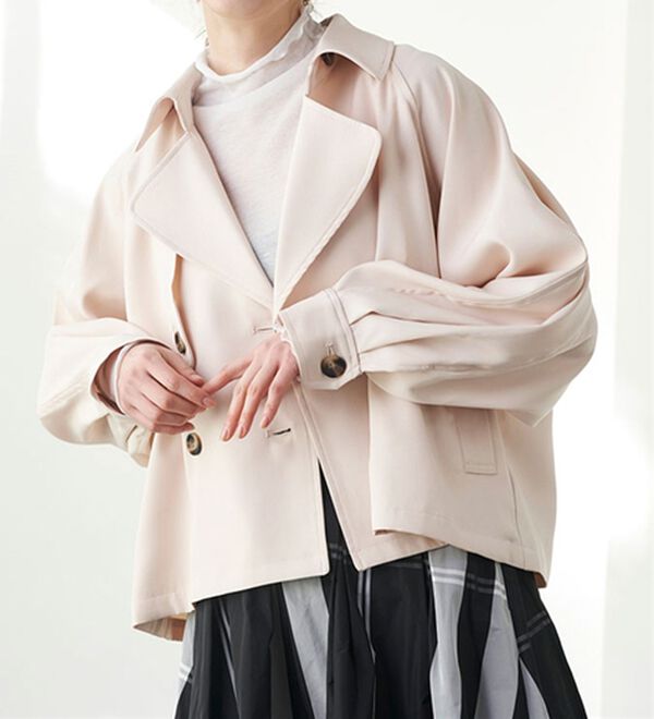 トレンチ風デザインジャケット - ベルーナ【公式】