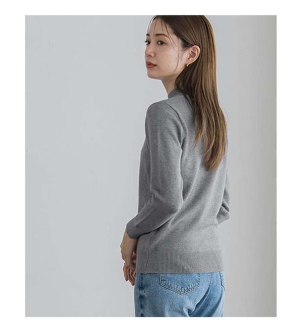 【M－3L】プレミアムカシミヤタッチハイネックニット - ベルーナ【公式】
