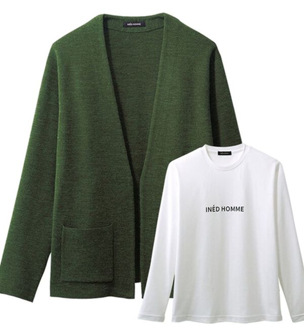 ＜INED HOMME＞カーデアンサンブル - ベルーナ【公式】